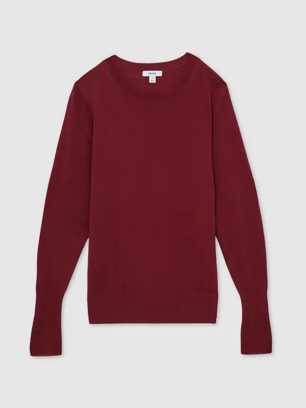REISS Wendy Fine-knit Crew-neck Jumper With Cashmere