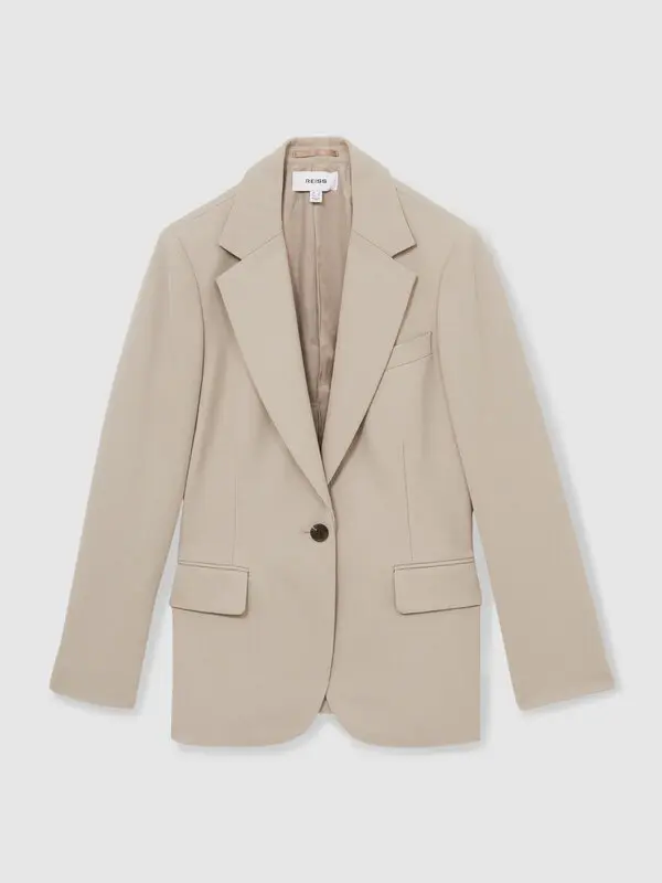 REISS Brittany Single-breasted Textured Suit Jacket