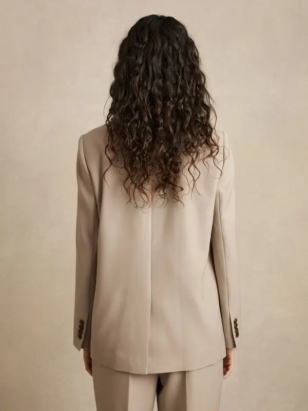 REISS Brittany Single-breasted Textured Suit Jacket