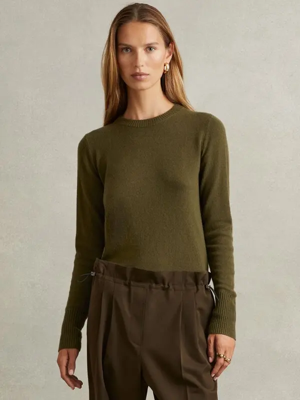 REISS Annie Wool Blend Crew Neck Jumper