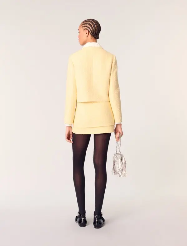 Maje Short Tweed Lurex Jacket
