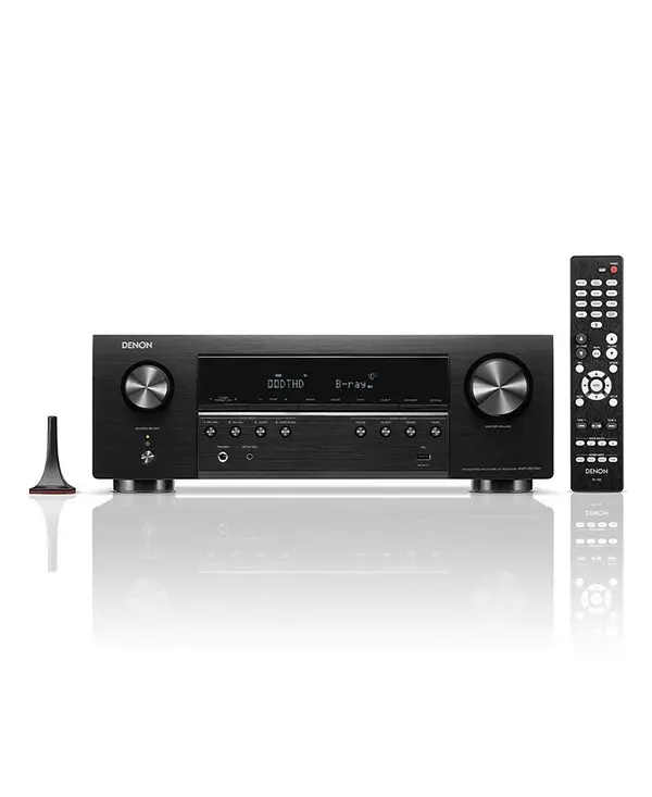 DENON Avr-s670h 5.2 Channel 8k Home Theater Receiver With Dolby Truehd Audio, Hdr10+, And Heos Built-in - Black