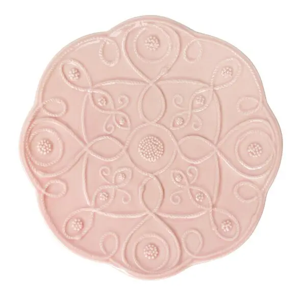 JULISKA Jardins Du Monde Dessert/salad Plate, Set Of 4 - Pink Multi