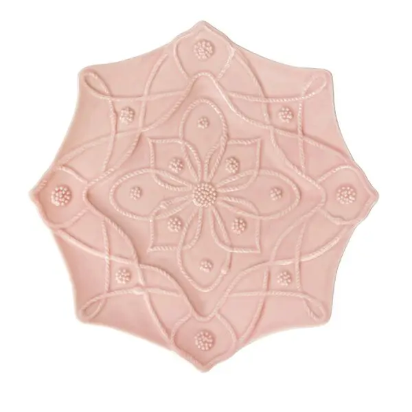 JULISKA Jardins Du Monde Dessert/salad Plate, Set Of 4 - Pink Multi