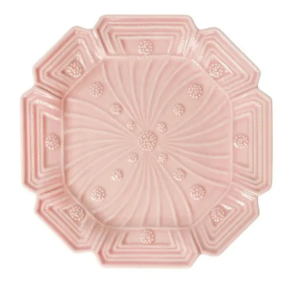 JULISKA Jardins Du Monde Dessert/salad Plate, Set Of 4 - Pink Multi