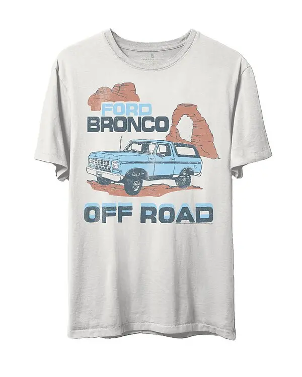 Junk Food Clothing Ford Bronco Off Road Flea Market Tee - White