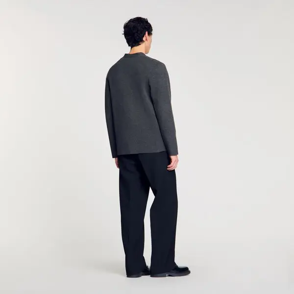 Sandro Cardigan With Snake Patch