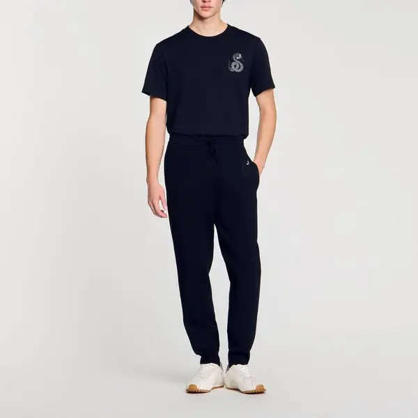 Sandro Joggers With Snake Detail