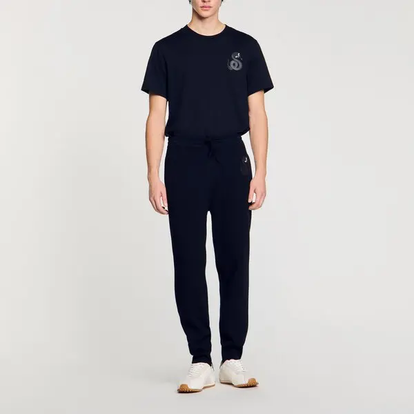 Sandro Joggers With Snake Detail
