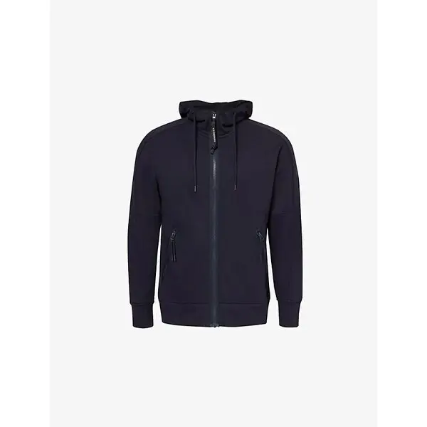 C.P. COMPANY Goggle Regular-fit Cotton-jersey Hoody