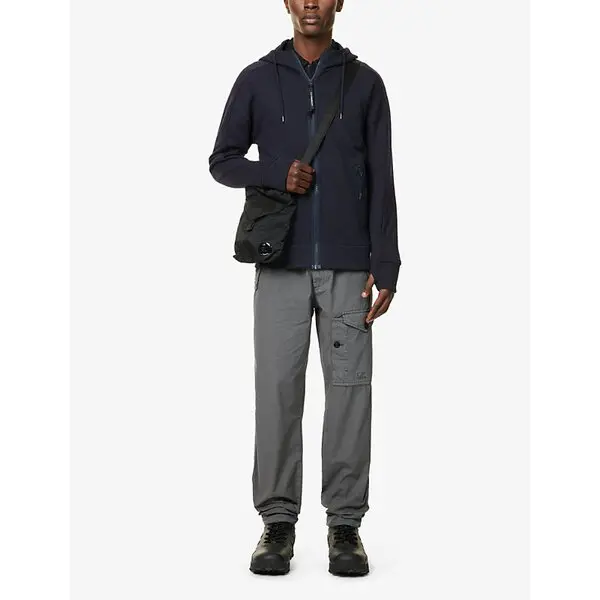 C.P. COMPANY Goggle Regular-fit Cotton-jersey Hoody