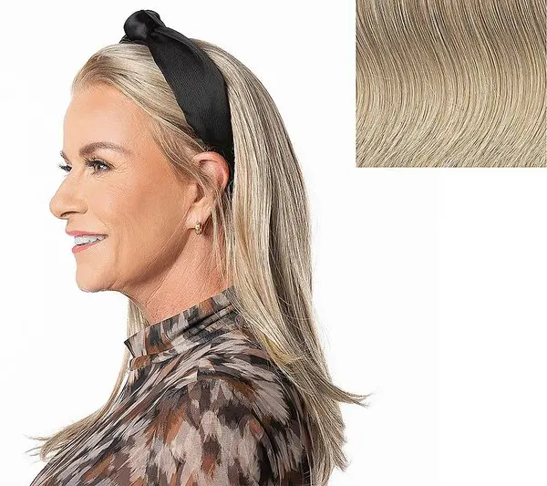 TONI BRATTIN Straight Hairpiece With Headband - One-color