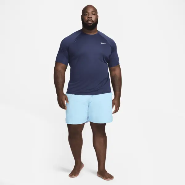 Nike Hydroguard Essential Dri-fit Uv Short Sleeve Top - Blue