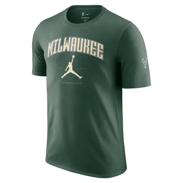 Nike Milwaukee Bucks Essential Jordan Nba T-shirt - Green