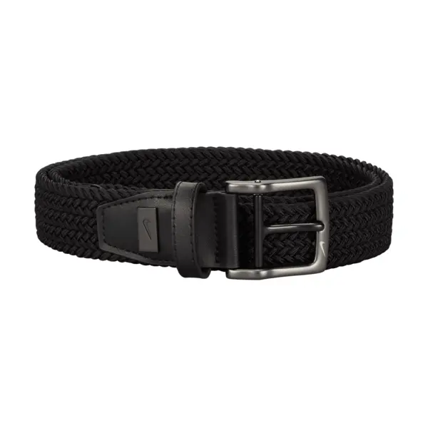 Nike Stretch Woven Golf Belt - Black