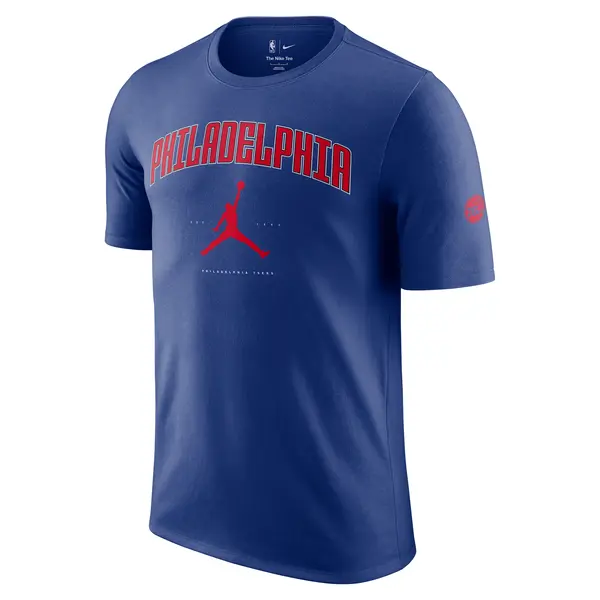 Nike Philadelphia 76ers Essential Jordan Nba T-shirt - Blue