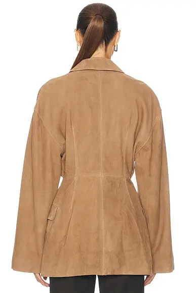 EAVES Salta Suede Jacket - Tan