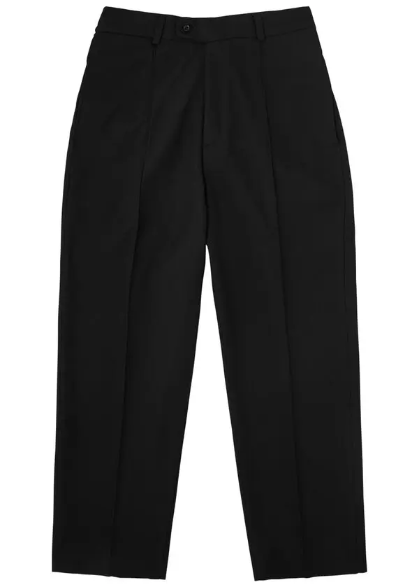 ABOUT:BLANK Straight-leg Woven Trousers - Black