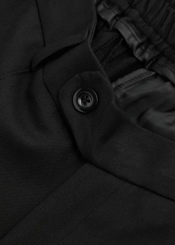 ABOUT:BLANK Straight-leg Woven Trousers - Black