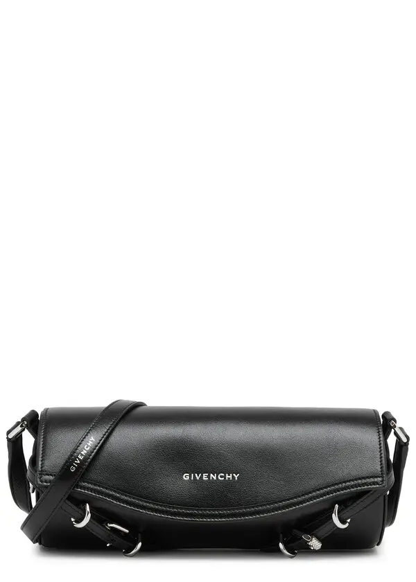 Givenchy Voyou Roller Grained Leather Cross-body Bag - Black