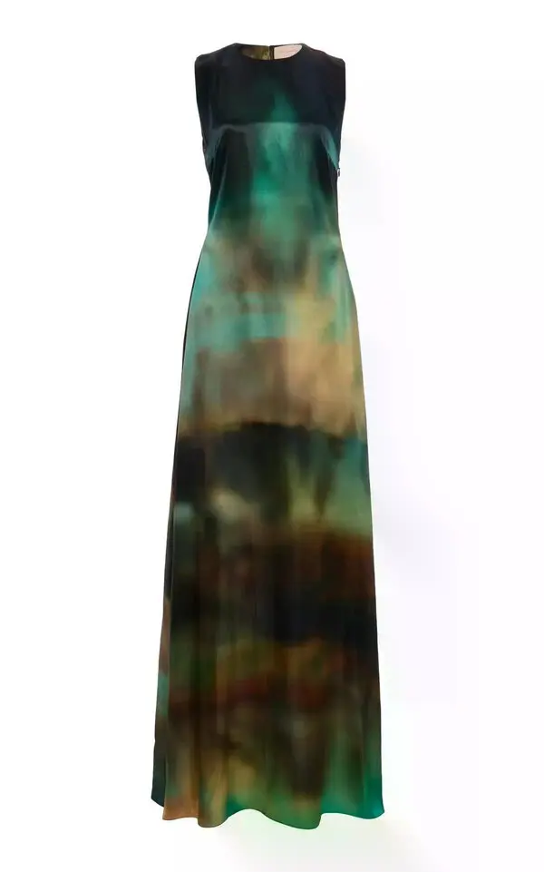 ROKSANDA Sylas Printed Silk-blend Dress