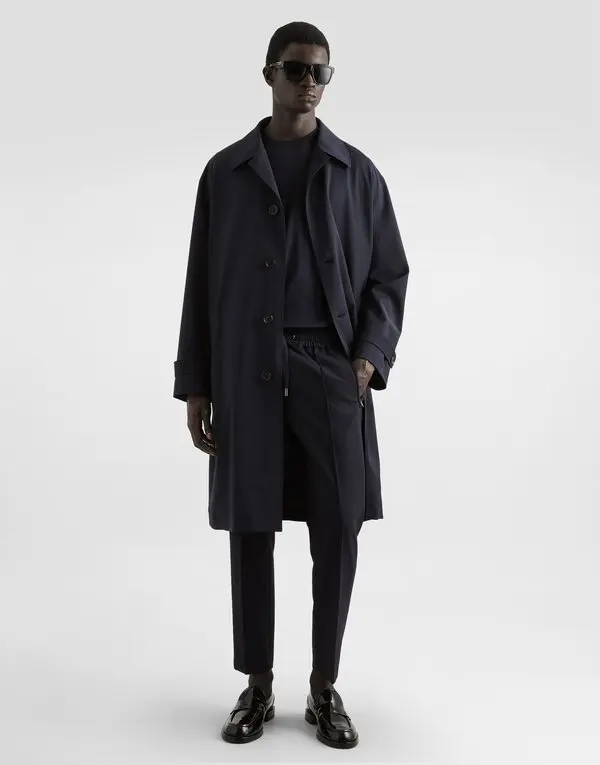 Dolce & Gabbana Single-breasted Wool Trench Coat