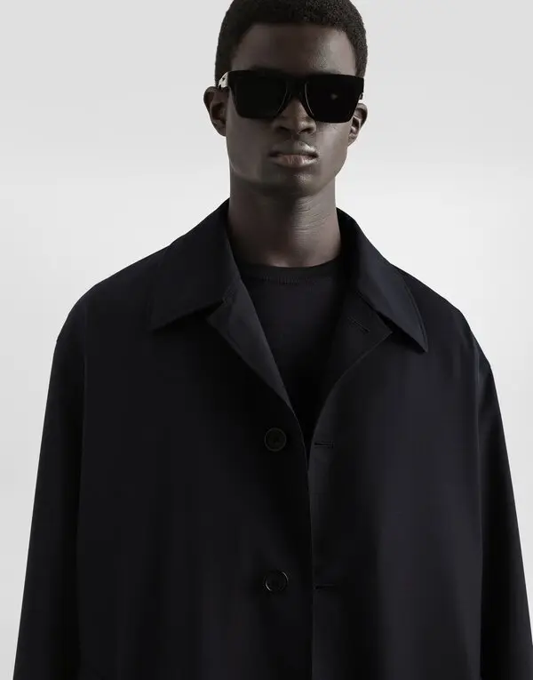 Dolce & Gabbana Single-breasted Wool Trench Coat