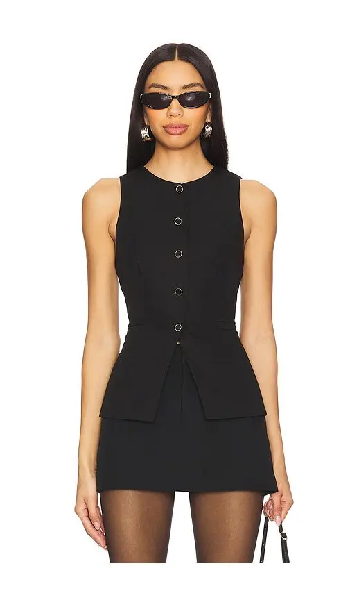 ALL THE WAYS Liliana Vest - Black