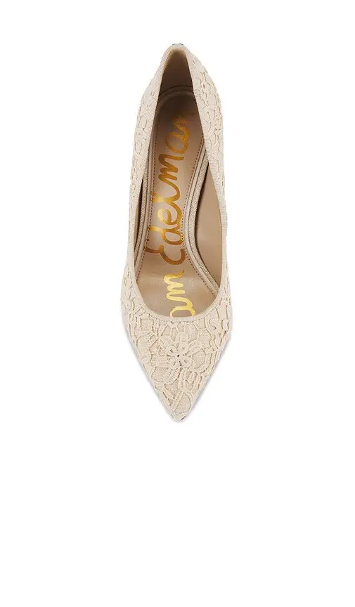 Sam Edelman Hazel Lace Pointed Toe Stiletto Pumps