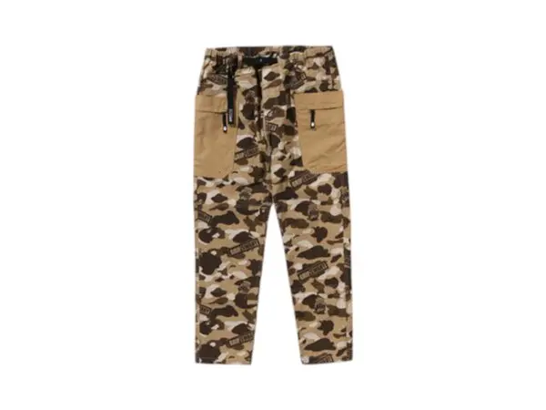 A BATHING APE X Grip Swany Gr Camo Fireproof Camp Pants - Beige