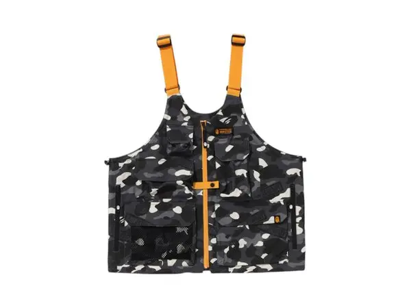 A BATHING APE X Grip Swany Gr Camo Fireproof Gear Bag Vest - Black