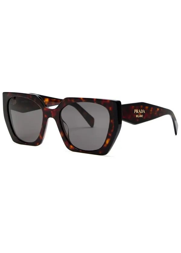 Prada Square-frame Sunglasses - Black