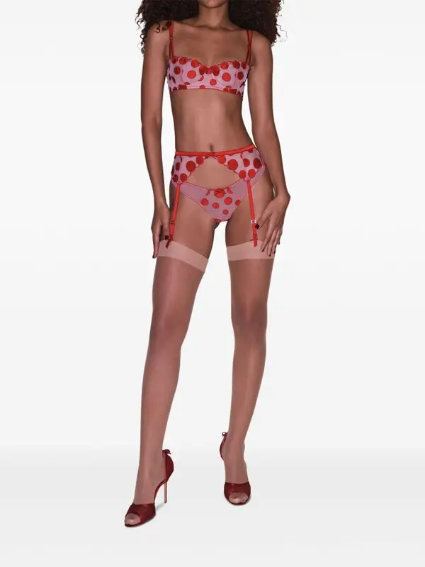 FLEUR DU MAL Polka-dot Briefs