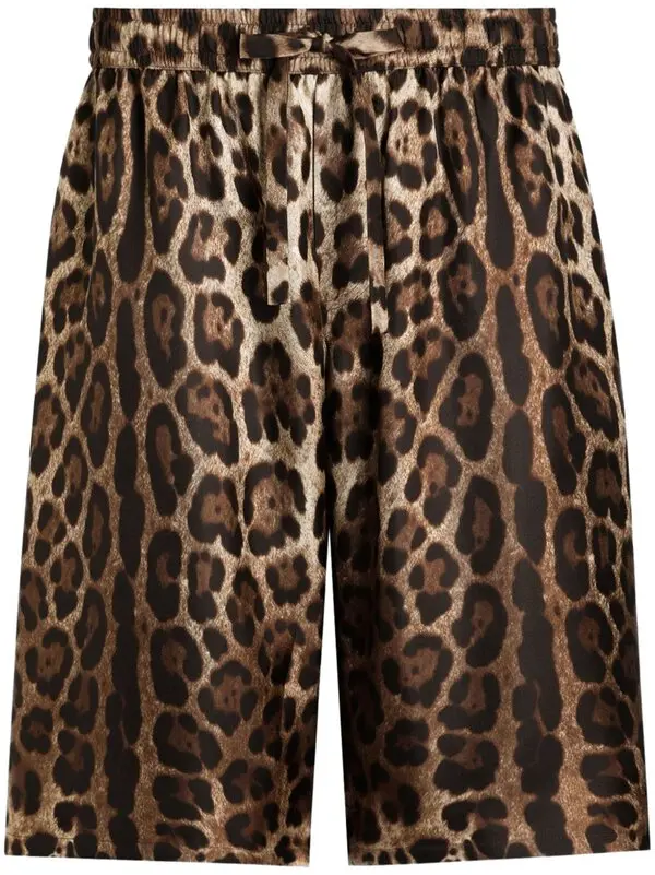 Dolce & Gabbana Leopard-print Shorts
