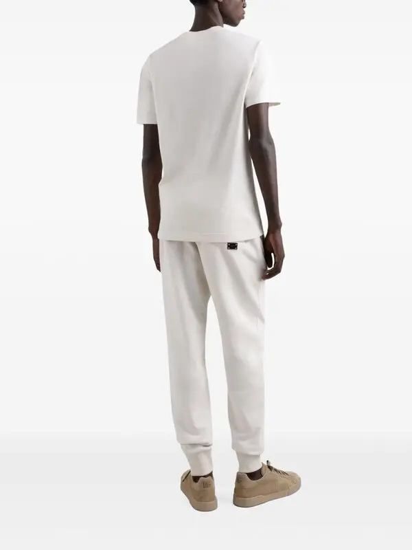 Dolce & Gabbana Embroidered-logo T-shirt - White