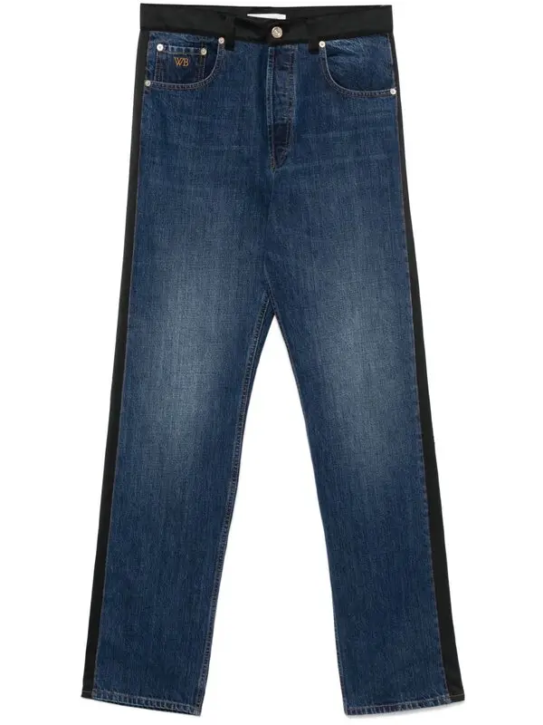WALES BONNER Echo Jeans - Blue