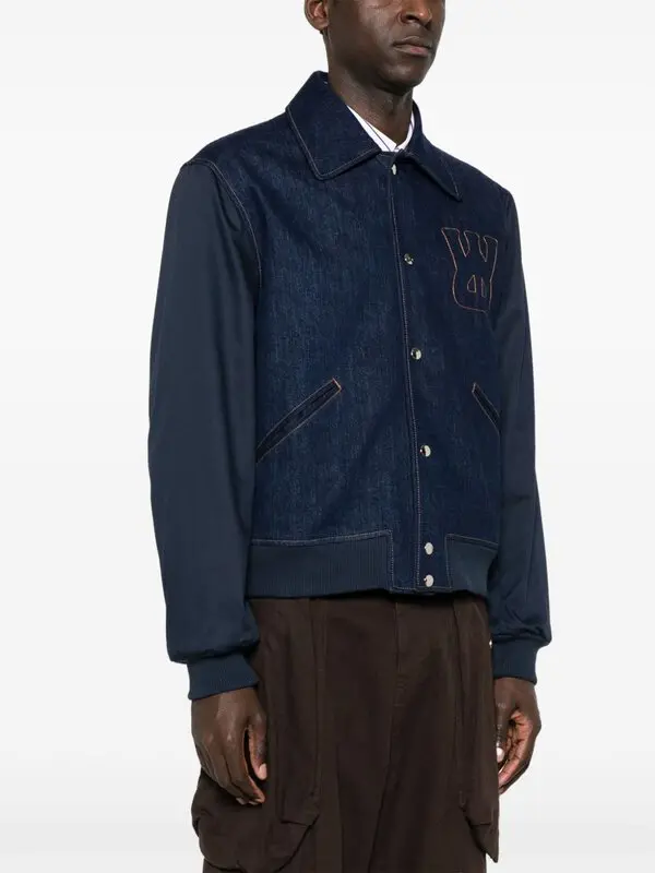 WALES BONNER Echo Varsity Jacket
