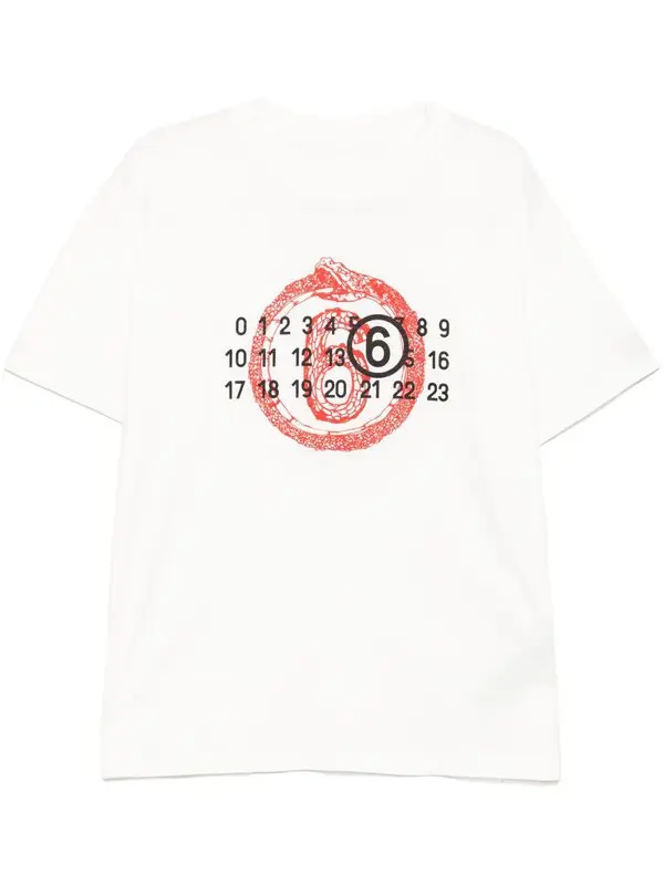 Maison Margiela Year Of The Snake T-Shirt - White | Editorialist