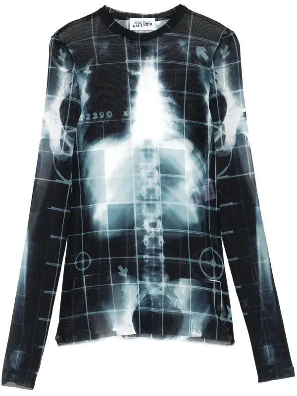 JEAN PAUL GAULTIER Squeletor Top - Black