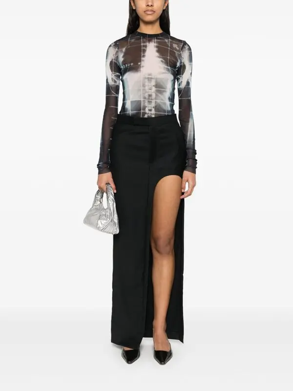 JEAN PAUL GAULTIER Squeletor Top - Black