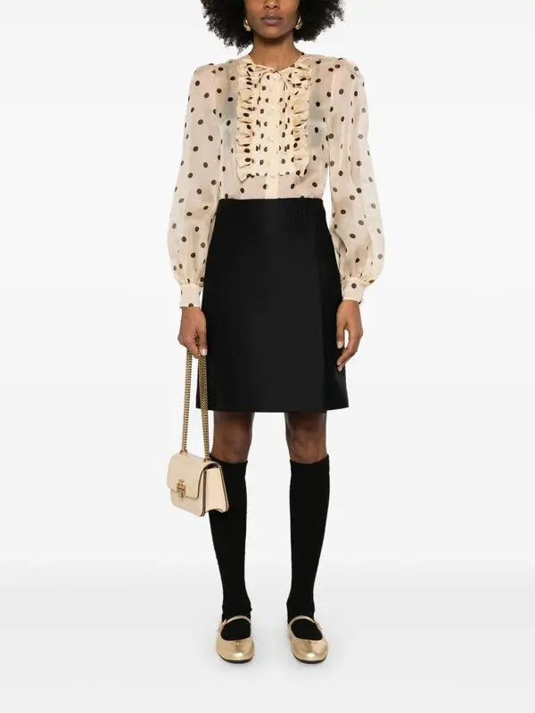 Valentino Garavani Polka Dot Blouse - Neutrals