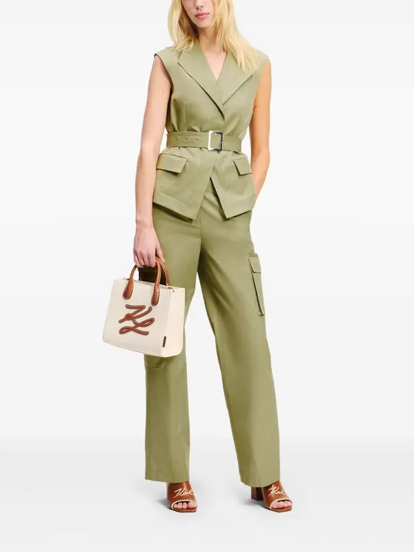 Karl Lagerfeld Cotton-blend Cargo Trousers