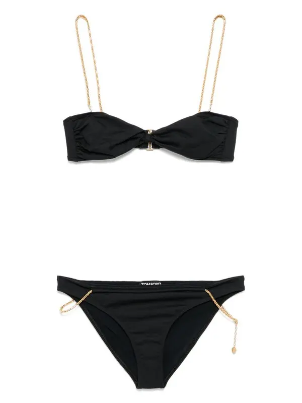 TOM FORD Chain-link Bikini Set - Black