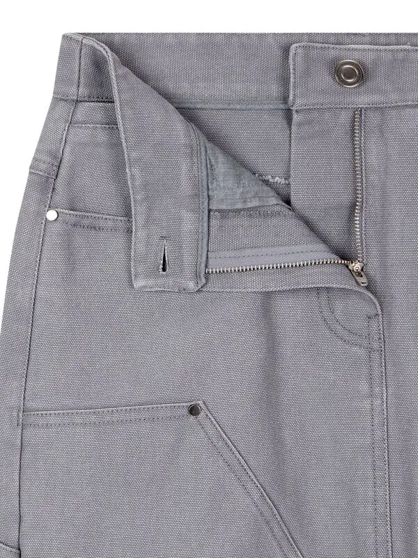STUDIO TOMBOY Cotton Midi Skirt - Blue