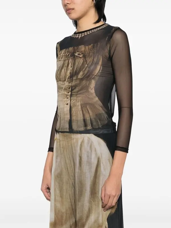 IA LONDON Graphic-print Top