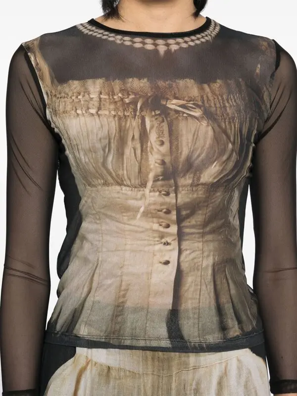 IA LONDON Graphic-print Top