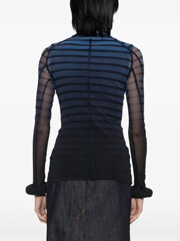 Jean Paul Gaultier 3d Striped Top