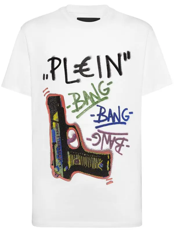 Philipp Plein Plein Gun T-shirt - White