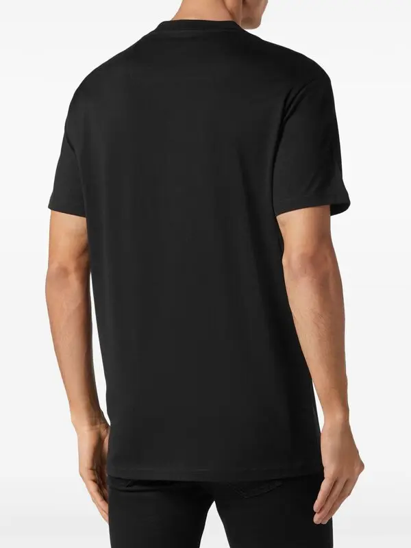 Philipp Plein Rainbow Stripes T-shirt - Black