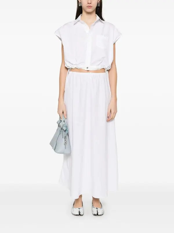 Sacai Logo-embroidered Shirt